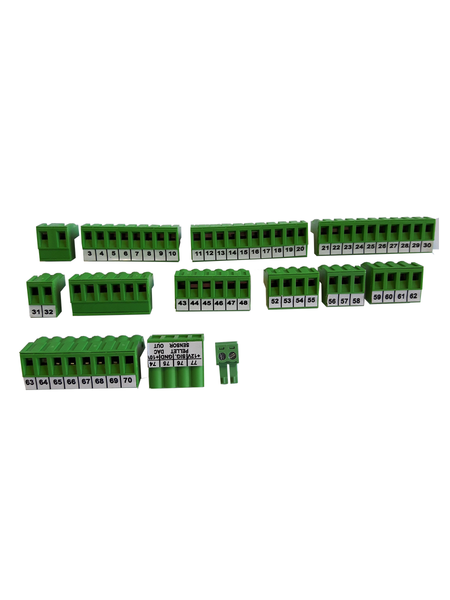 Control Board Connector Set - 28kW/15-18kW Slim | BiomassSparesDirect ...